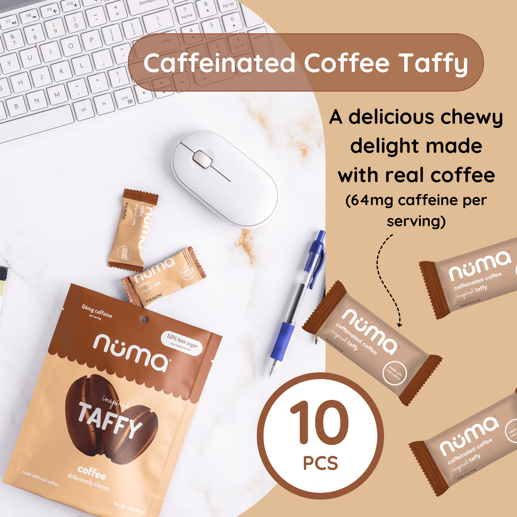 Caffeinated Coffee Taffy – Numa Foods