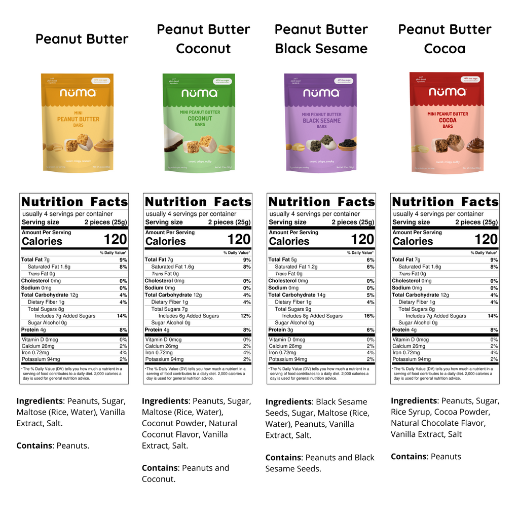 Double Nutty Variety Pack – Numa Foods